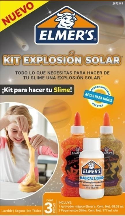Kit para slime explosion solar con activador x3 - Suescun