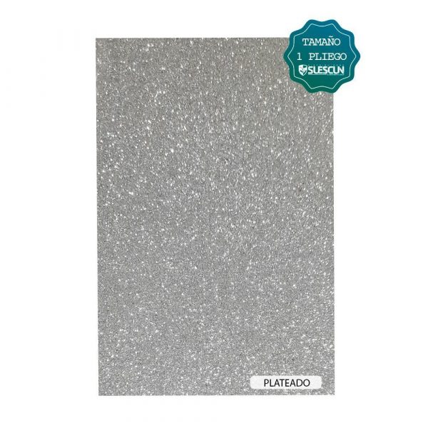 Fomi lamina escarchado plateado - Suescun