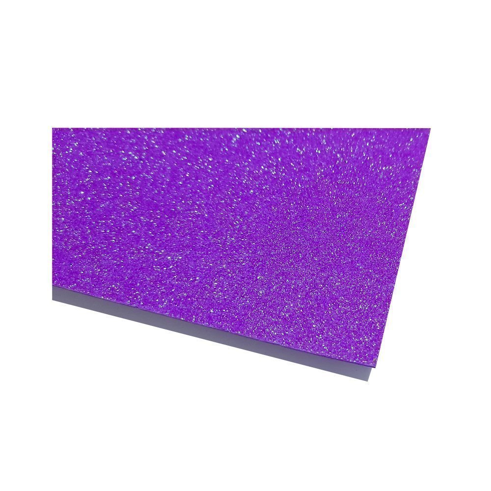Lamina foami escarchado lila cristal - Suescun