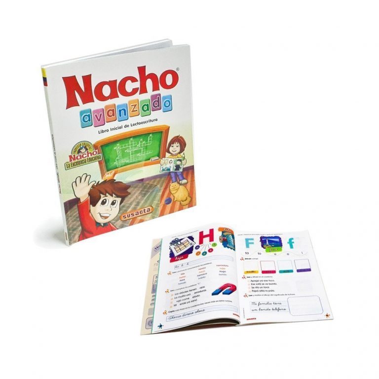 CARTILLA NACHO Aprende a leer, escribir, matematicas ayuda educativa