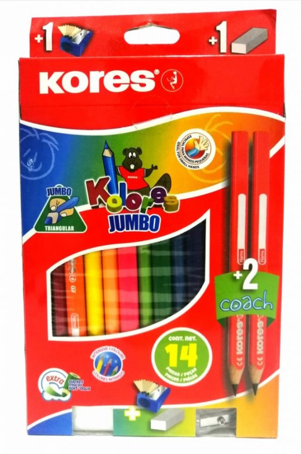 Color kores jumbo *12+2 lapiz coach - Suescun
