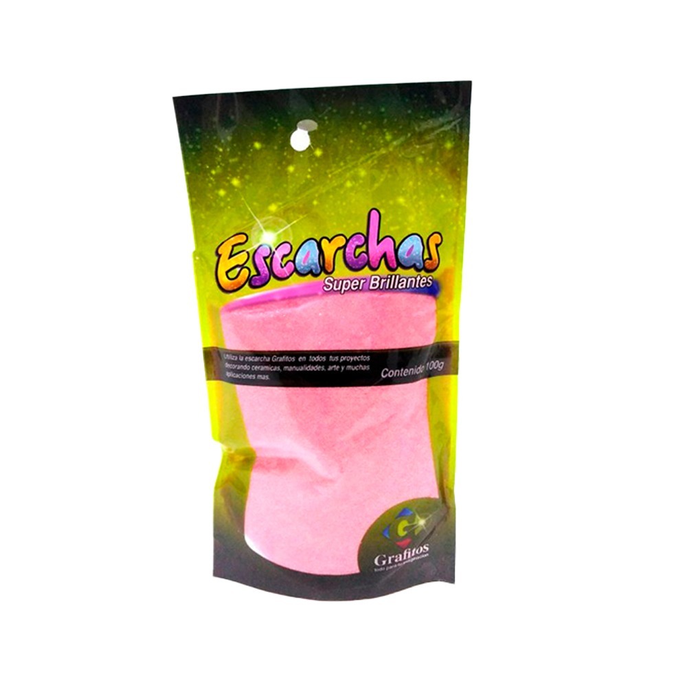 Escarcha tornasol rosa 100 gr - Suescun