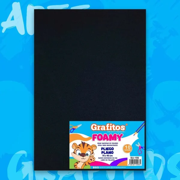 Foamy Lamina Negro - Suescun