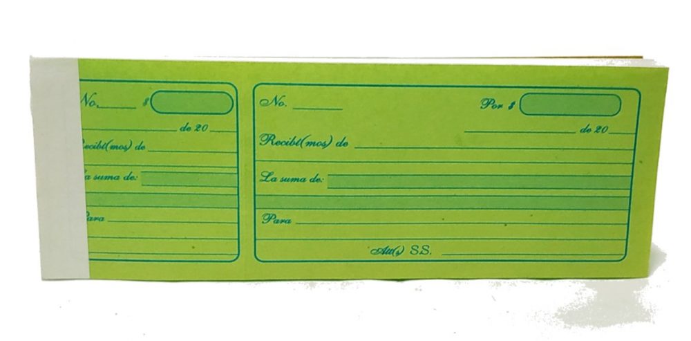 Recibi pequeño - Suescun