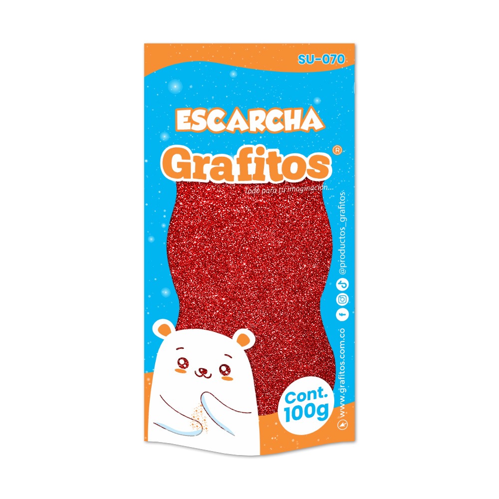 Escarcha Corriente Roja De 100g - Suescun