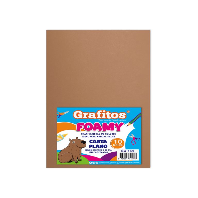 Foamy Carta Liso Café - Suescun