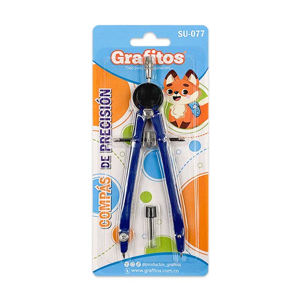 Compás Metálico De Precisión Grafitos - Suescun