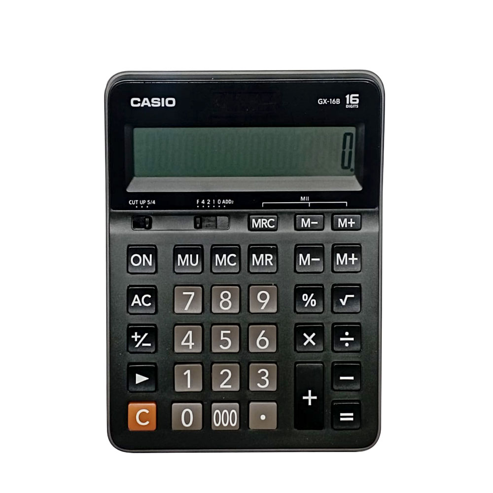 Calculadora Casio de escritorio - 16 Dígitos - carga solar