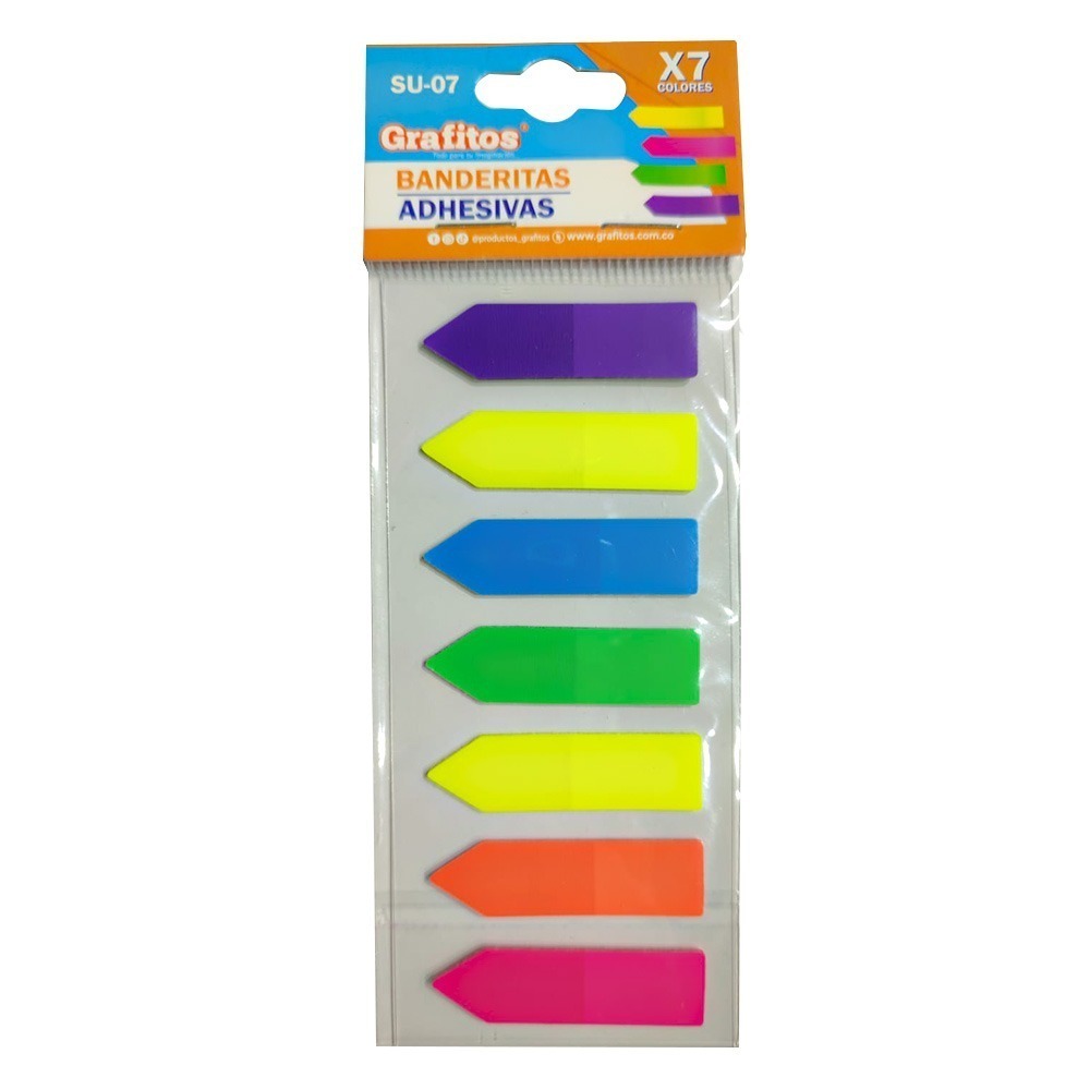 Banderitas adhesivas grafitos - Suescun