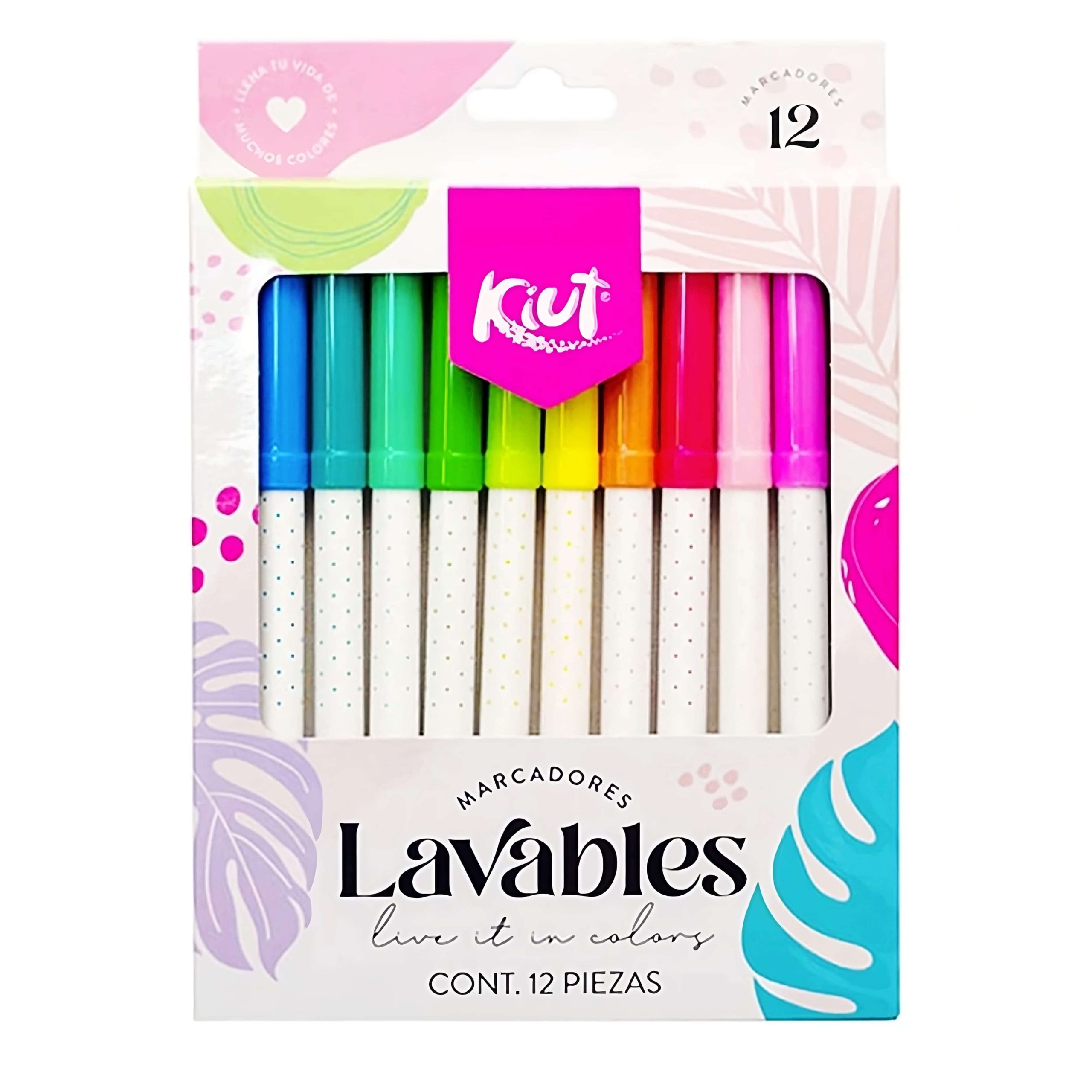 Marcadores Kiut Lavables x12 - Suescun