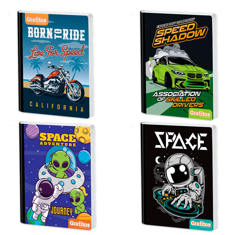 Cuaderno Grafitos 100 Hojas Rayado - Suescun