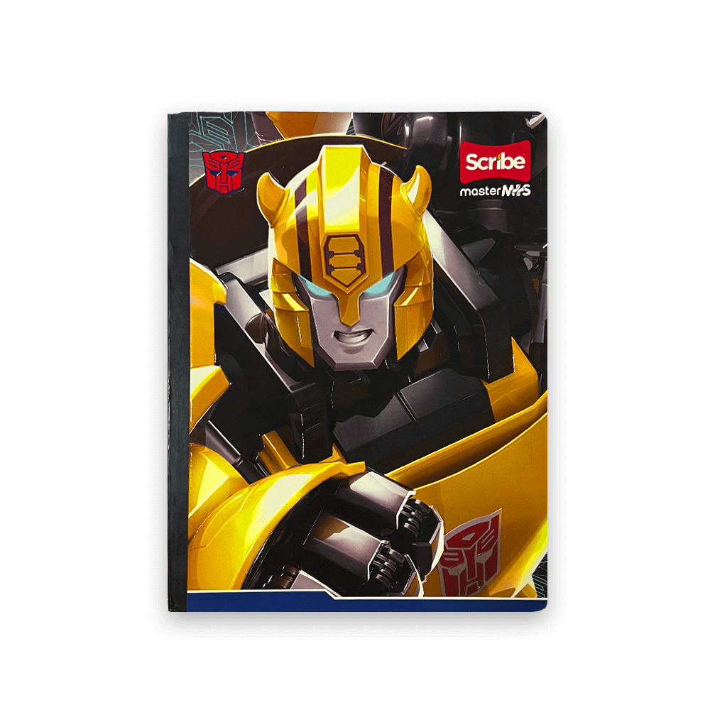 Cuaderno Scribe Transformers 50 Hojas Cuadriculado - Suescun