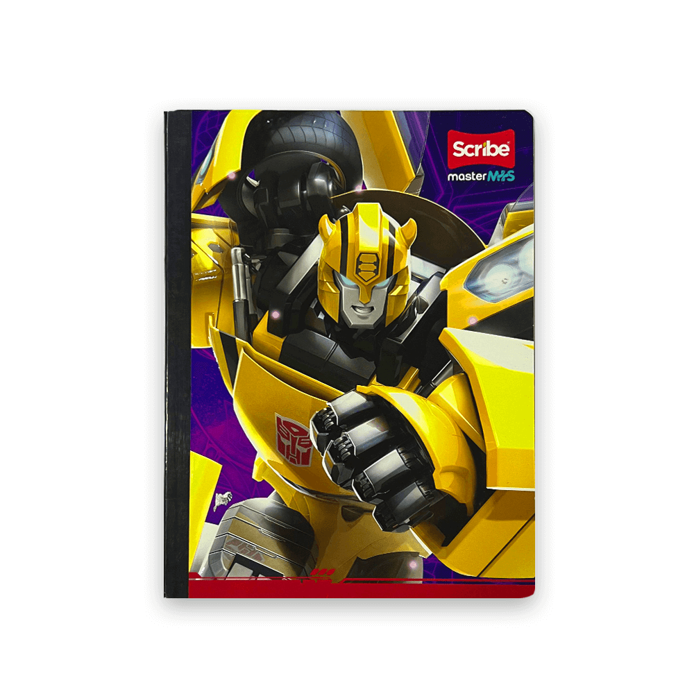 Cuaderno Scribe Transformers 50 Hojas Cuadriculado - Suescun